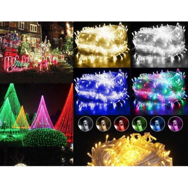 Jual Lampu Natal tumblr LED hias tali 8m macam warna warni Hiasan Natal ...