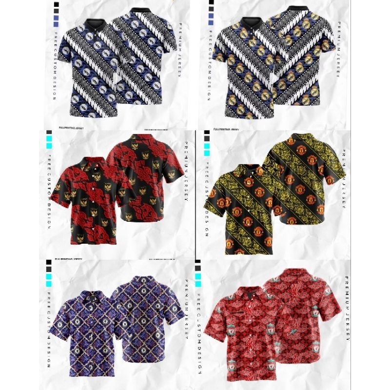 Jual Batik Chelsi Printing/Batik Madrid Printing/Kemeja Batik ...