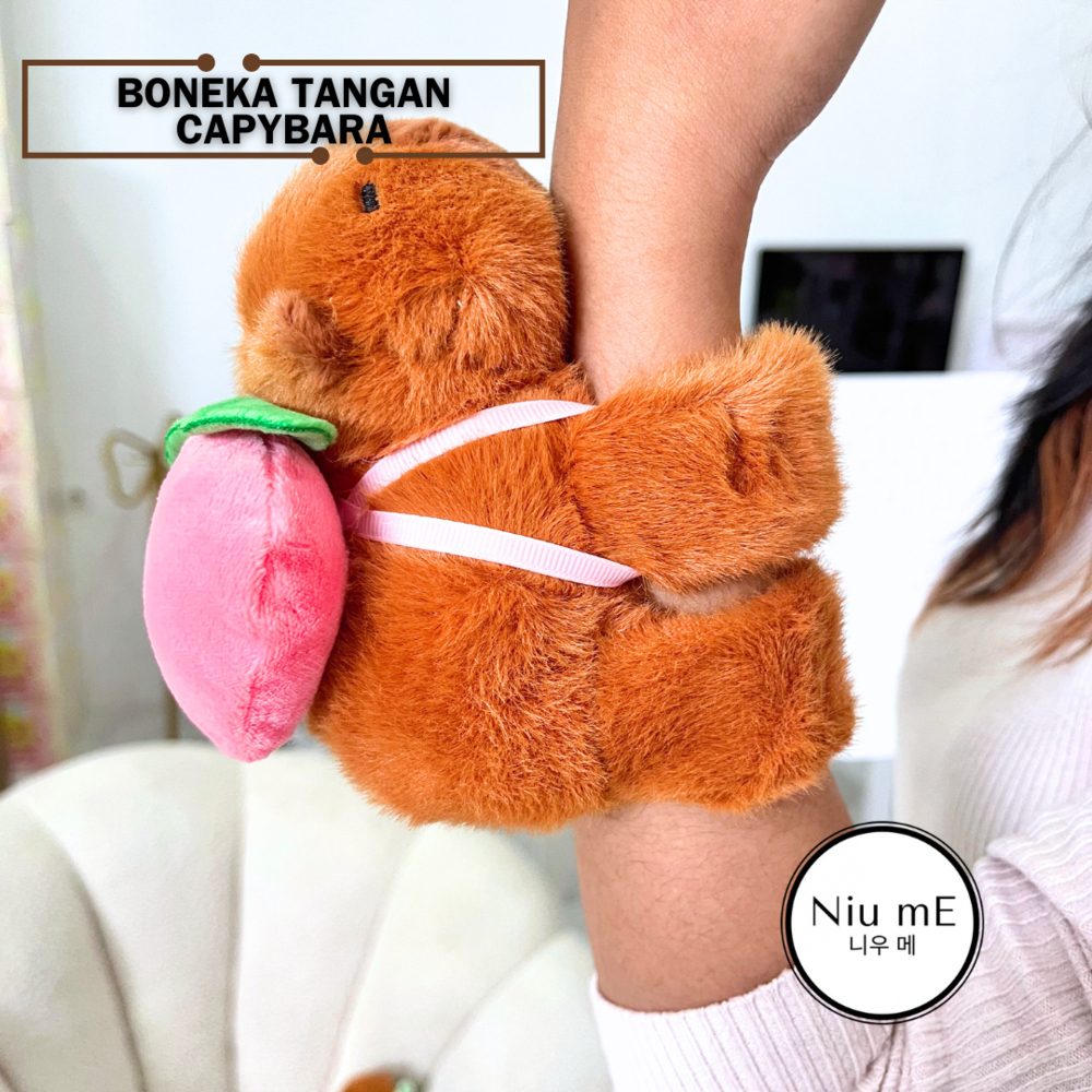 Jual Boneka Tangan Capybara Nemplok Wangi – Snap Band Suara Lampu Musik ...