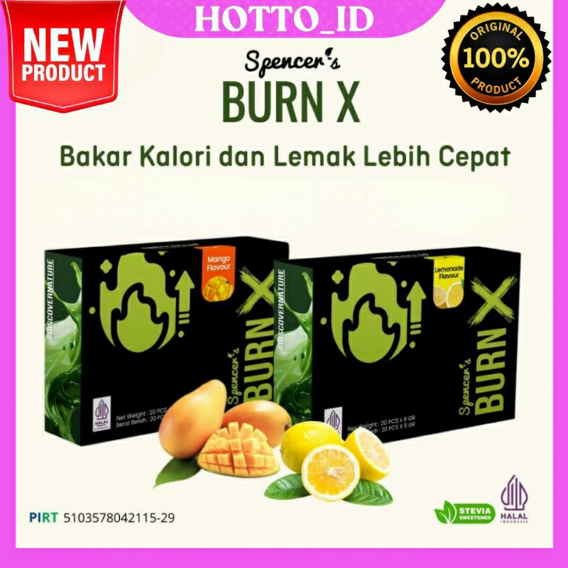 Jual Spencer's BURN X Bakar Kalori / Spencers Supergreen Burn X / MEMBAKAR LEMAK | Shopee Indonesia