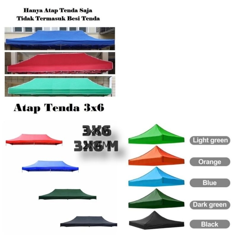 Jual Atap Tenda 3x6 Hanya Saja bahan atap d800 | Shopee Indonesia