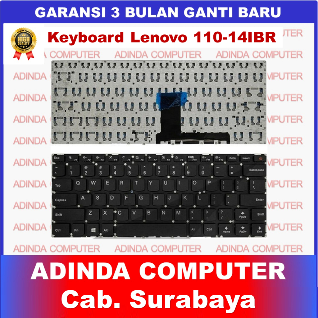 Jual Keyboard Lenovo Ideapad 110-14 110-14IBR 110-14 ibr | Shopee Indonesia