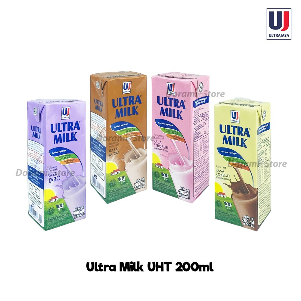 Jual Ultra Milk UHT 200ml / Susu UHT Fresh Milk (1 pcs) | Shopee Indonesia