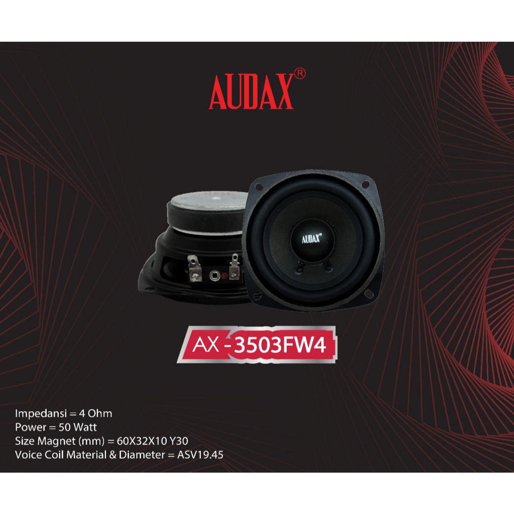 Jual Speaker Pasif 3,5” Audax AX-3503 FW4 Woofer | Shopee Indonesia