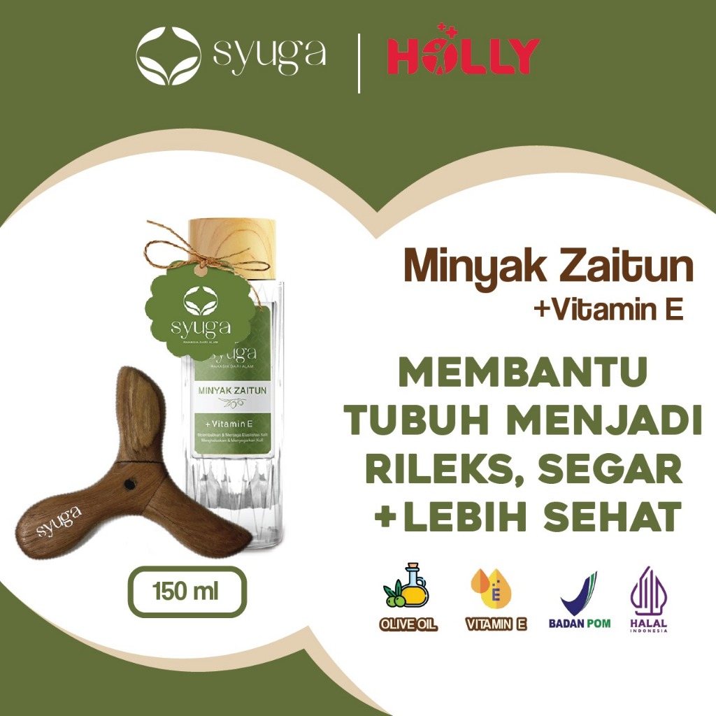 Jual Syuga Minyak Zaitun - Perfume Body Oil 150ml Menyamarkan Stretch ...