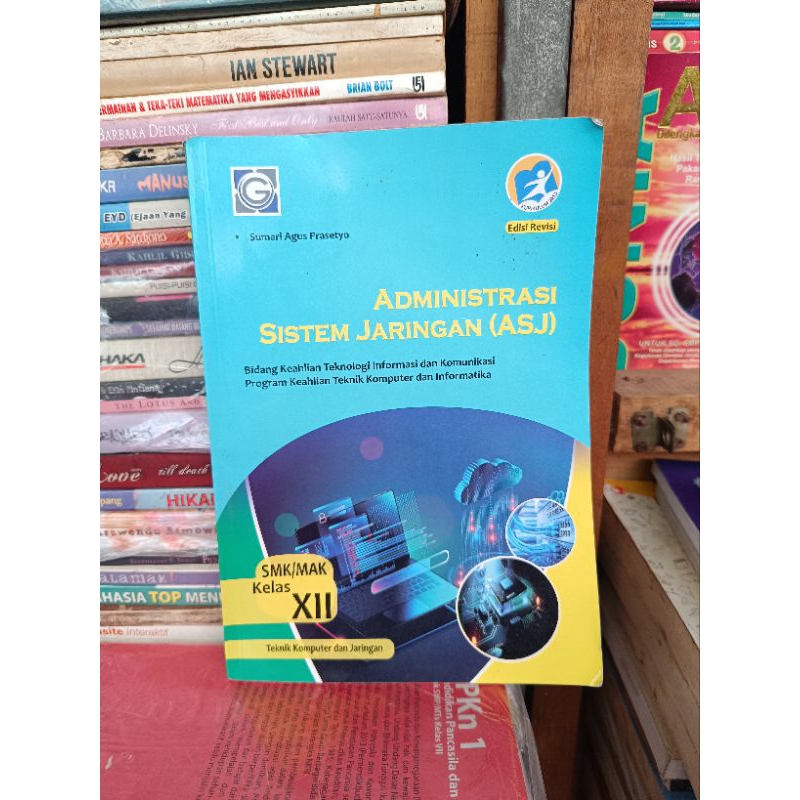 Jual ASJ. Administrasi sistem jaringan. kelas 12 SMK. gino guruputra ...