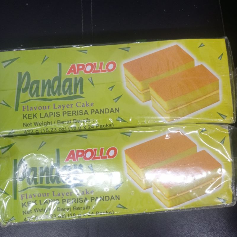Jual Apollo Rasa Pandan Flavour Cake | Shopee Indonesia