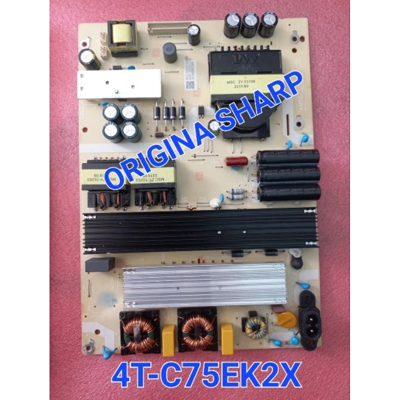 Jual PSU / POWER SUPLAY / SMPS / MESIN TV SHARP / 4T-C75EK2X | Shopee ...