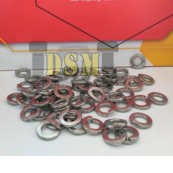 Jual SS 304 / Ring Per M8 Ver / DIN 127 Spring Washer Stainless ...