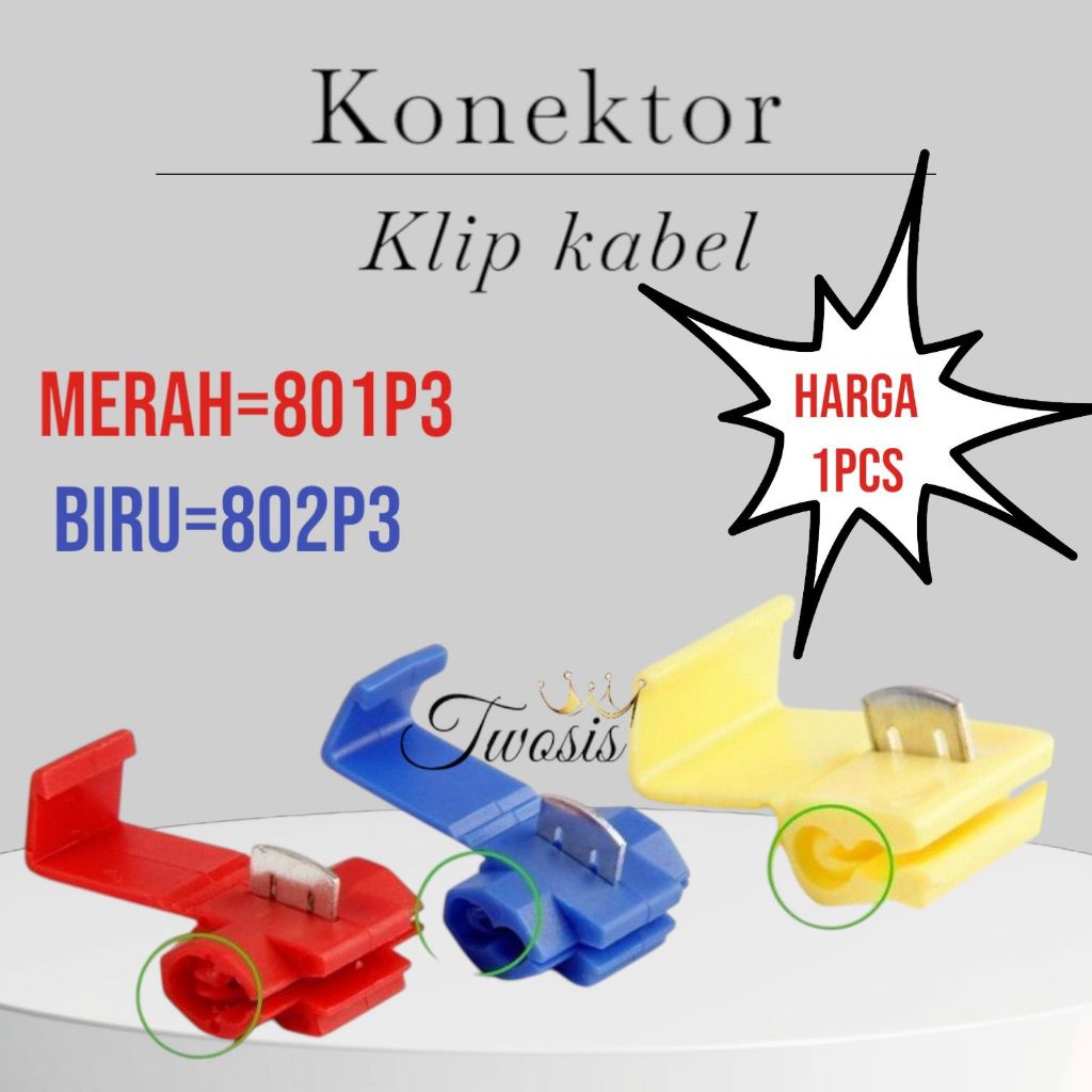 Jual Konektor Kabel Jumper Klip Sambungan Pengaman Kabel Kupas | Shopee ...
