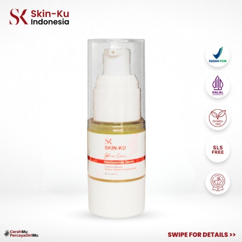 Jual SERUM NIACINAMIDE SKIN-KU-Kusam/Glowing/Jerawat (BPOM) 20ml ...