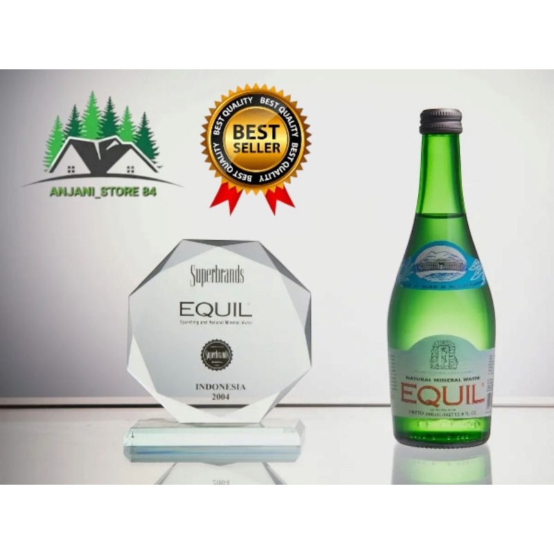 Jual Equil Superbrand Natural Mineral Water 380ml x 12 Botol | Shopee ...