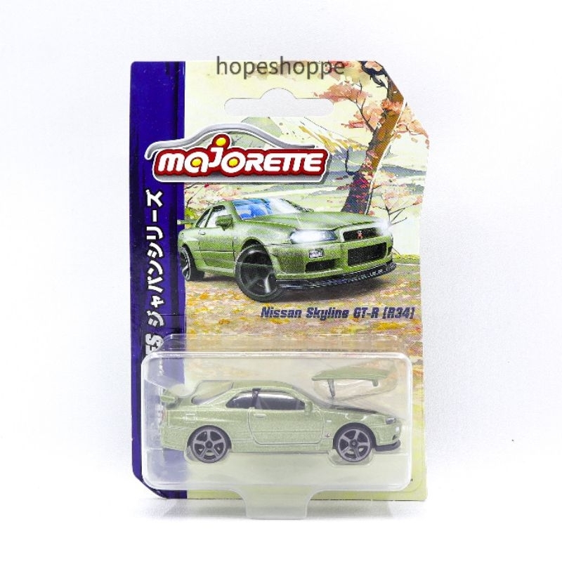 Jual Majorette Japan Series Nissan Skyline GT-R R34 Diecast Mobil JDM ...