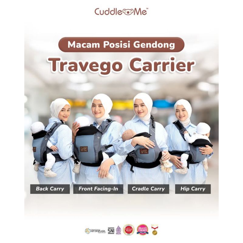 Jual CuddleMe travego Carrier gendongan depan Mshape simpel | Shopee ...