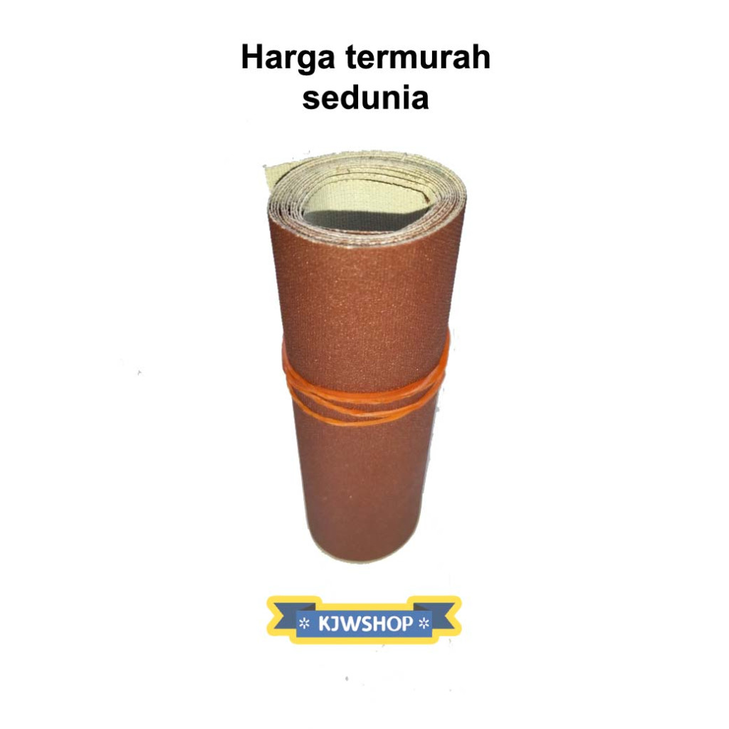 Jual Amplas No 400 Kertas Gosok ROL No.400 warna Merah Amplas Meteran ...