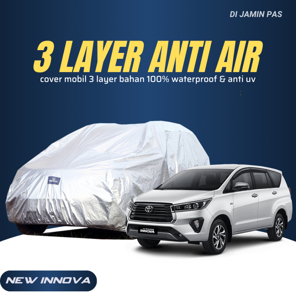 Jual 3 lAYER INNOVA Body Cover Mobil innova Sarung Mobil all new innova ...