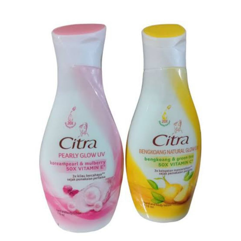 Jual CITRA HAND BODY LOTION BENGKOANG/PEARL 110 ML | Shopee Indonesia