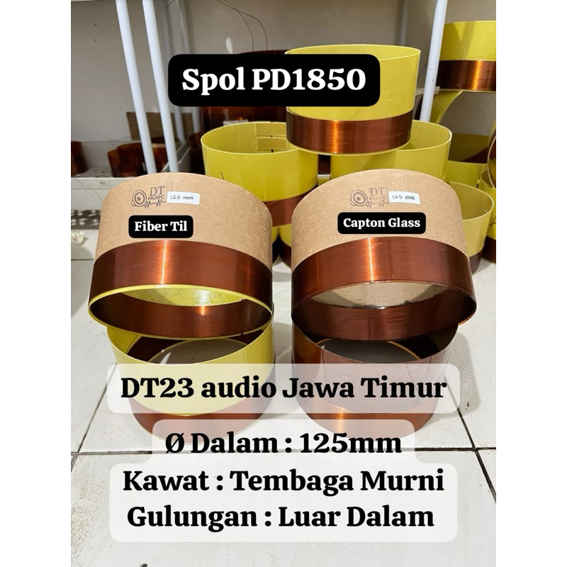 Jual Spol Speaker Pd 1850 kertas DT Music lilitan luar dalam / Spul ...