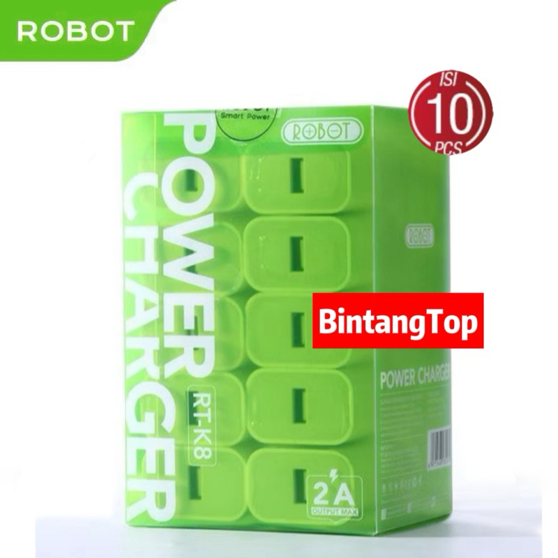 Jual Charger ROBOT RT-K8 / RT-K8S / RT-K8 PLUS / RT-K6S ( 1 BOX isi 10 ...
