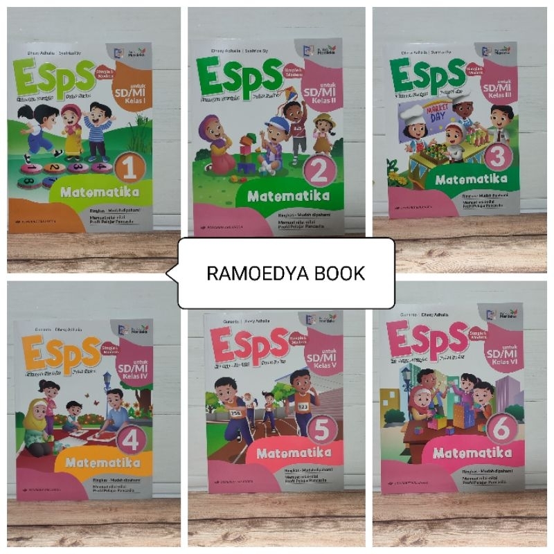 Jual Buku Original ESPS Matematika SD/MI kelas 1,2,3,4,5,6 Kurikulum Merdeka Erlangga | Shopee ...