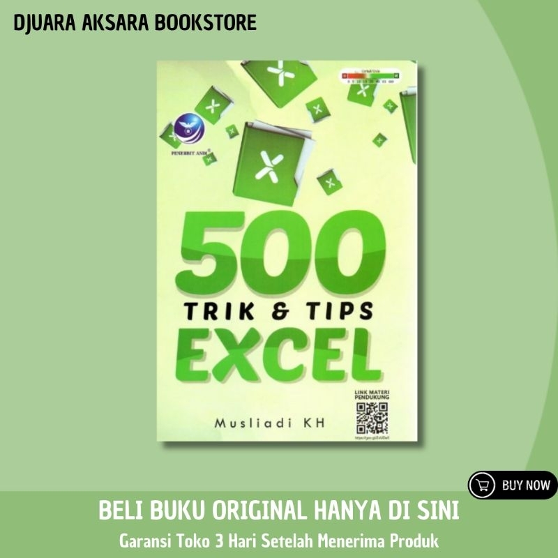 Jual 500 Trik Dan Tips Excel - Buku Komputer | Shopee Indonesia