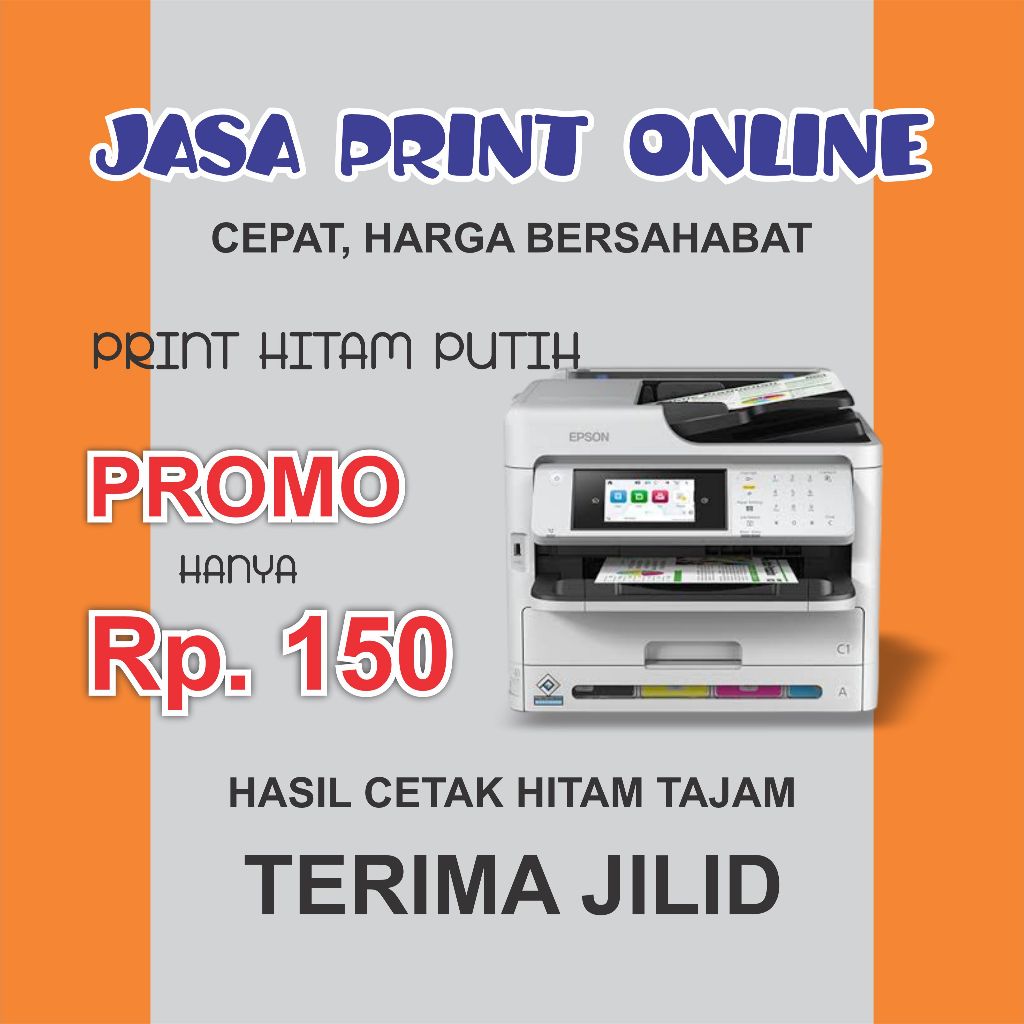 Jual PRINT A4 F4 / CETAK KERTAS , SKRIPSI MAKALAH TUGAS KULIAH SEKOLAH ...