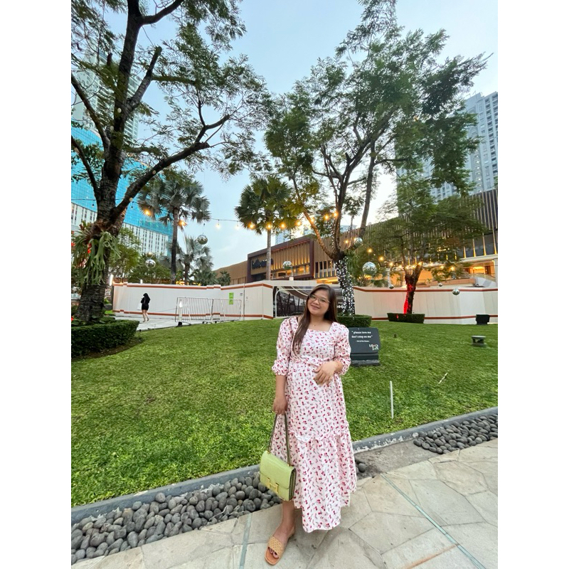 Jual Gaun Bunga Lengan Panjang | Shopee Indonesia