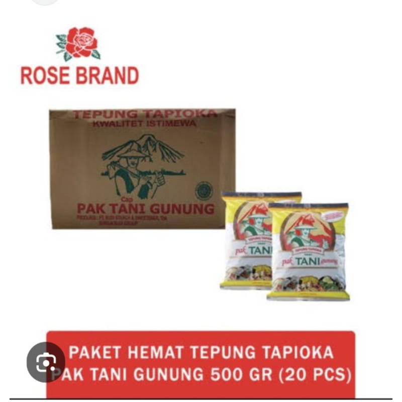 Jual tapioka cap tani gunung per dus | Shopee Indonesia