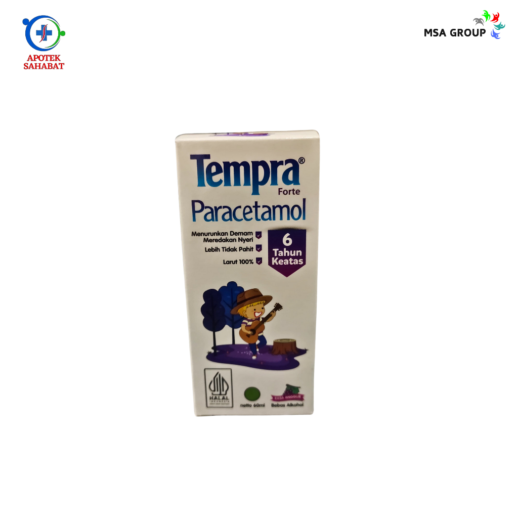 Jual Tempra Forte Paracetamol Anak Rasa Anggur dan Jeruk 60ml | Shopee ...