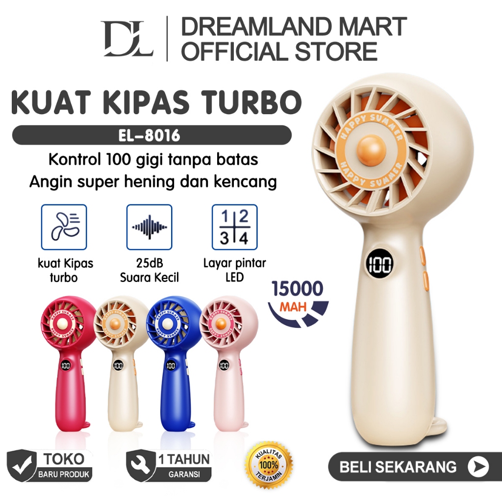 Jual DL Kipas mini Angin /Kipas Angin Mini Portable Lucu 5-Speed Kipas ...