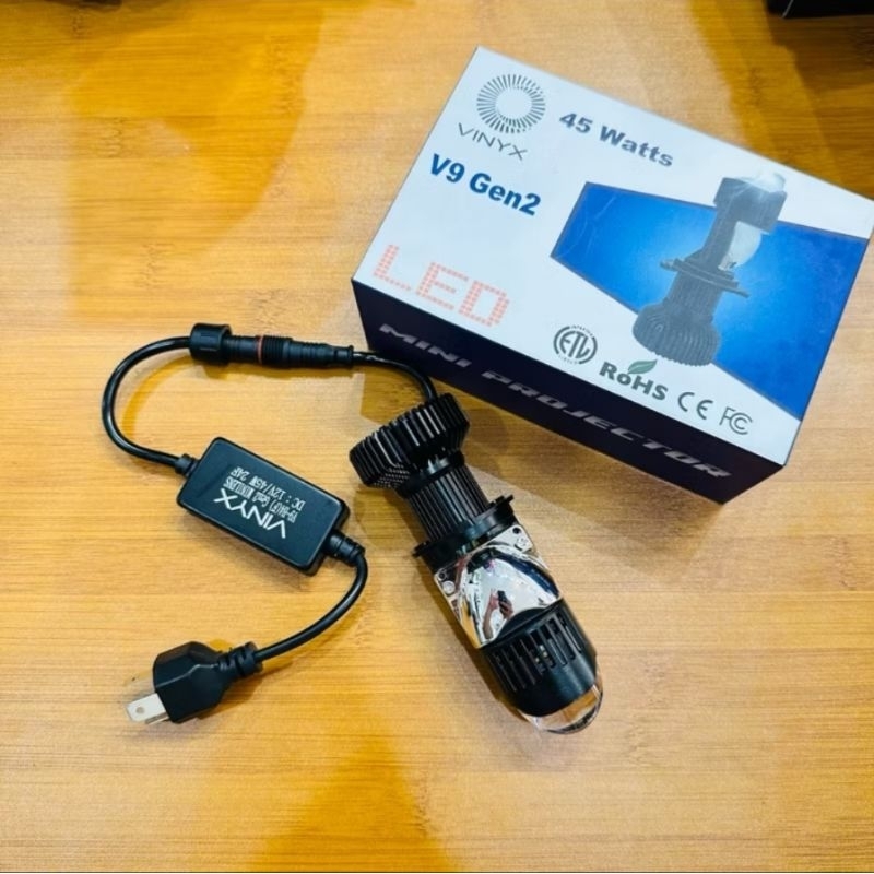 Jual Lampu LED VINYX V9 Gen2 45W Projie H4 Mini Projector Gen 2 Lens Lensa Mobil Motor Headlight ...