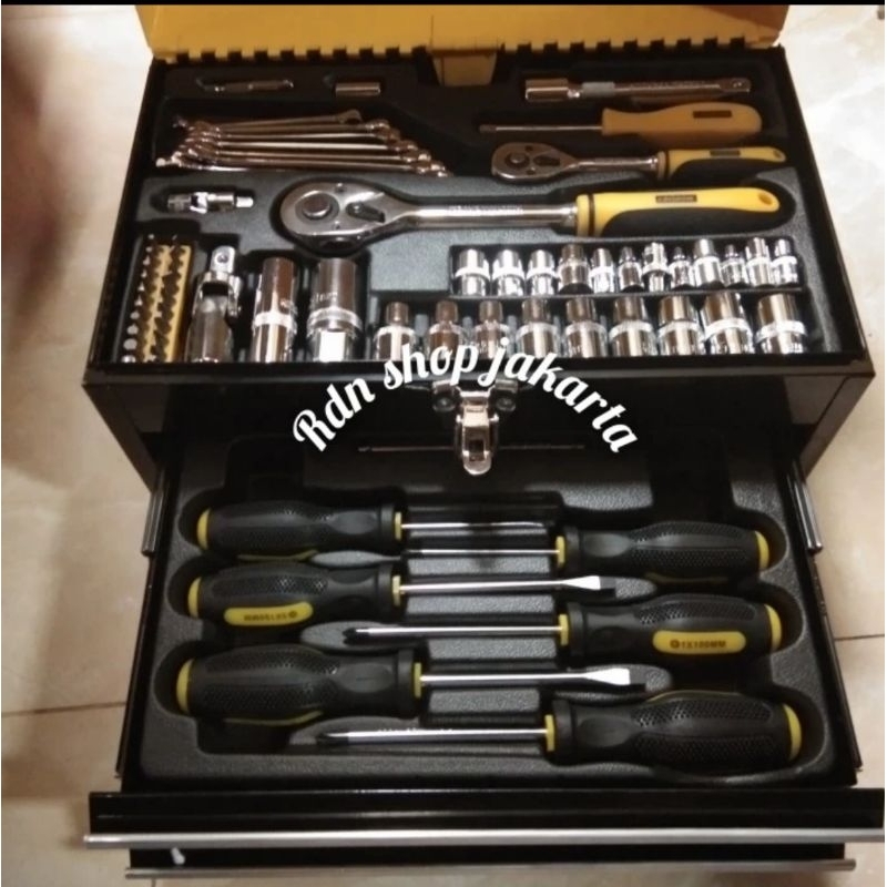 Jual KRISBOW mechanic tool kit set 69 PCS Perlengkapan bengkel 3 laci ...