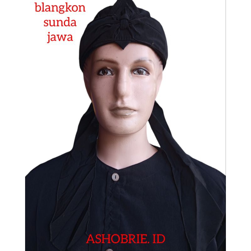 Jual Blangkon sunda jawa/iket bendo batik/iket sunda praktis | Shopee ...