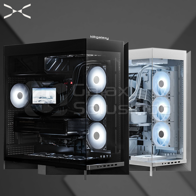 Jual TRYX LUCA L70 Tempered Glass Mid Tower E-ATX Gaming Case | Shopee ...