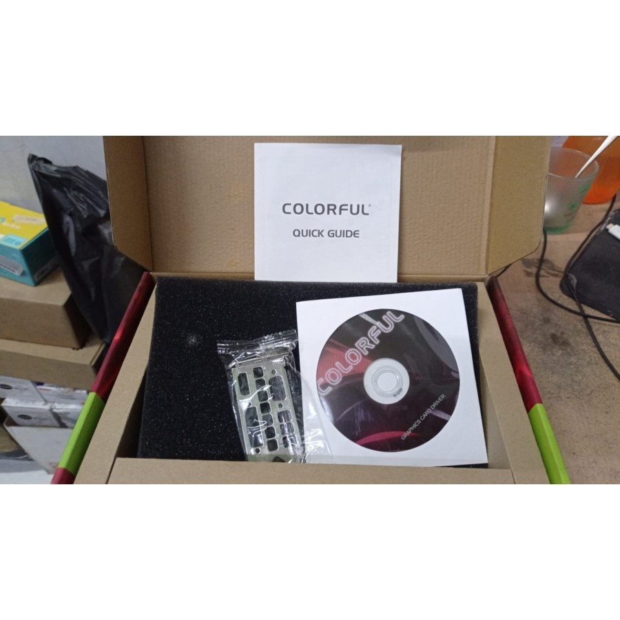 Jual Kotak Bekas Box Dus VGA Colorful GeForce GT 710 2GB kosongan Asus ...