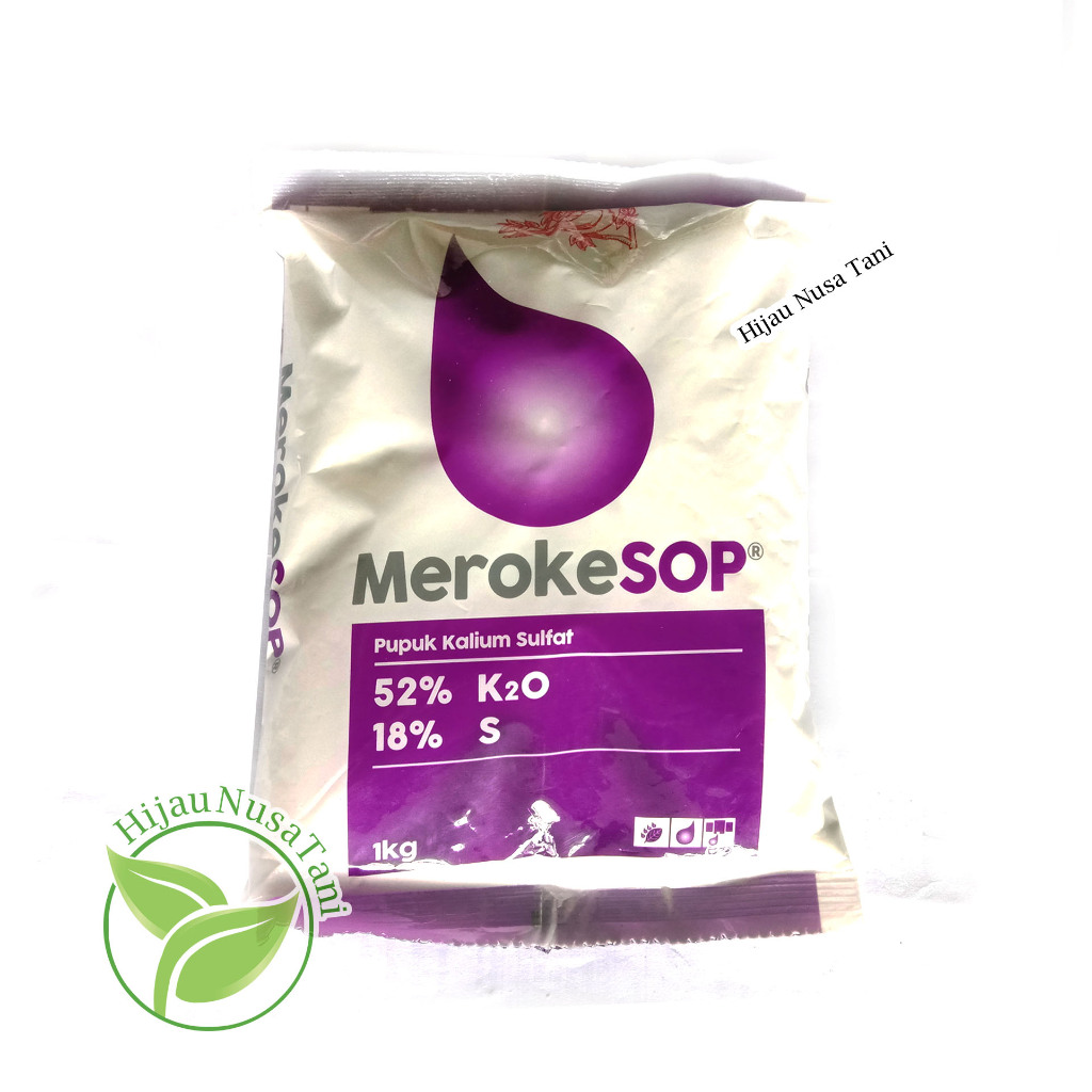 Jual Pupuk MEROKE SOP 1kg Kalium Sulfat Kemasan Pabrik - nutrisi makro ...