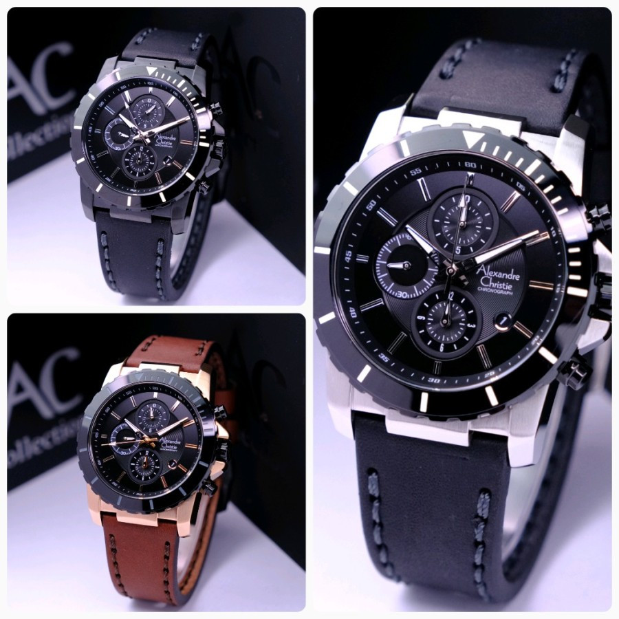 Jual Jam Tangan Pria Alexandre Christie AC 6141 MCL Original | Shopee ...
