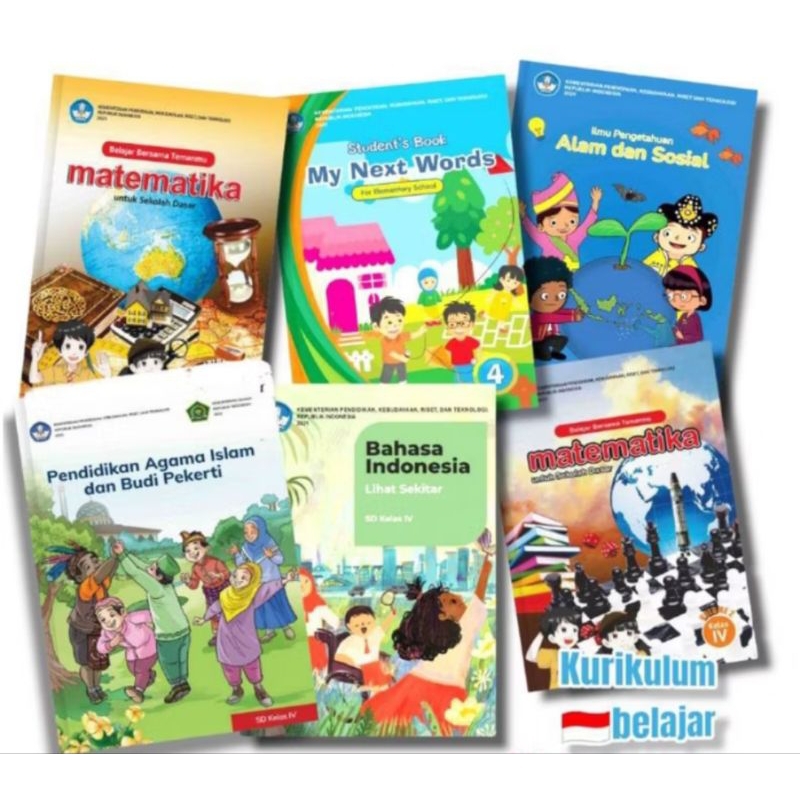Jual BUKU PAKET SD KELAS 4 KURIKULUM MERDEKA SEKOLAH PENGGERAK | Shopee ...
