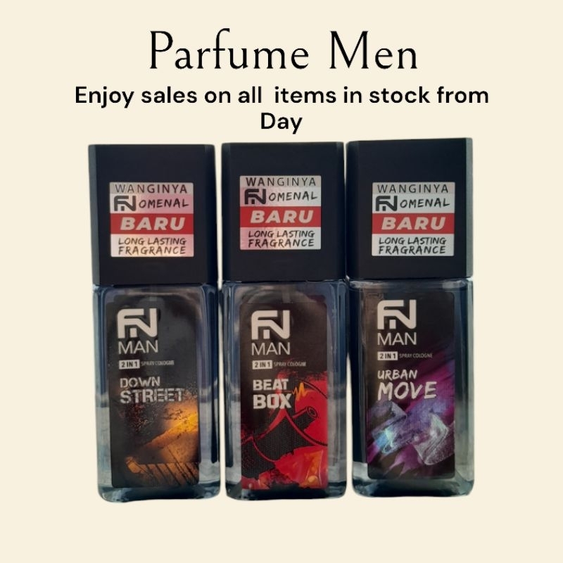 Jual FN Parfume Man 2in1 Spray Cologne Long Lasting Fragrance Wanginya ...