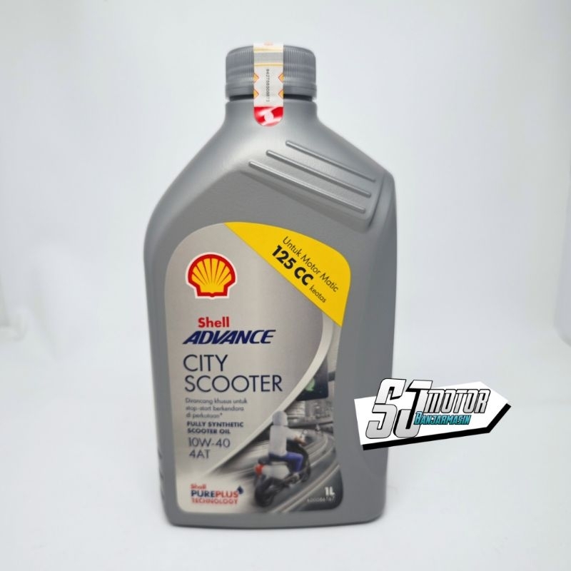 Jual Oli Shell Advance City Scooter Oil 10W-40 4AT Motor Metic 125 cc ...