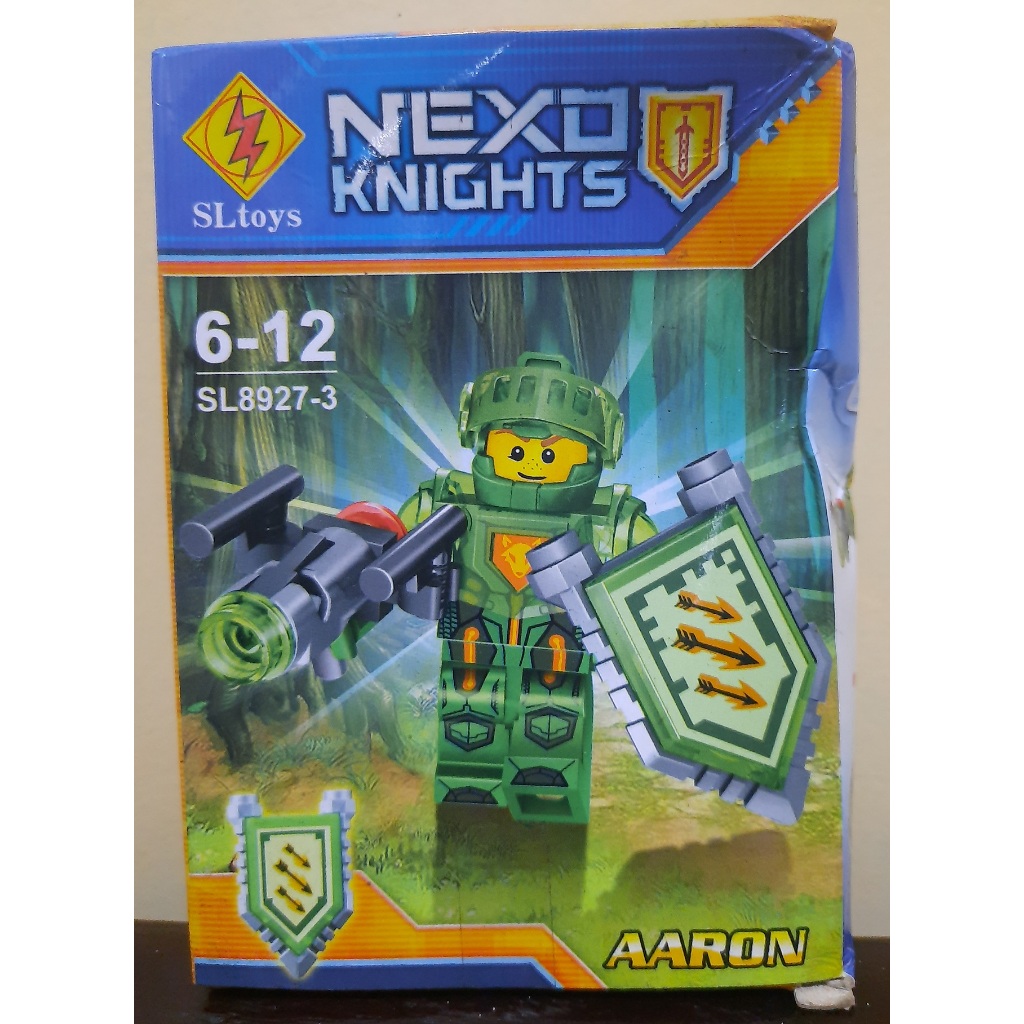 Jual Brick SL 8927 Nexo Knights Minifigure Aaron Robin Clay | Shopee ...