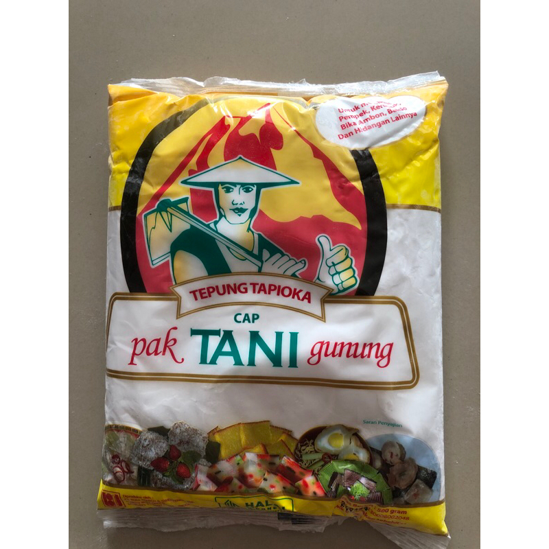 Jual Tepung Tapioka sagu Pak Tani Gunung 500gr | Shopee Indonesia