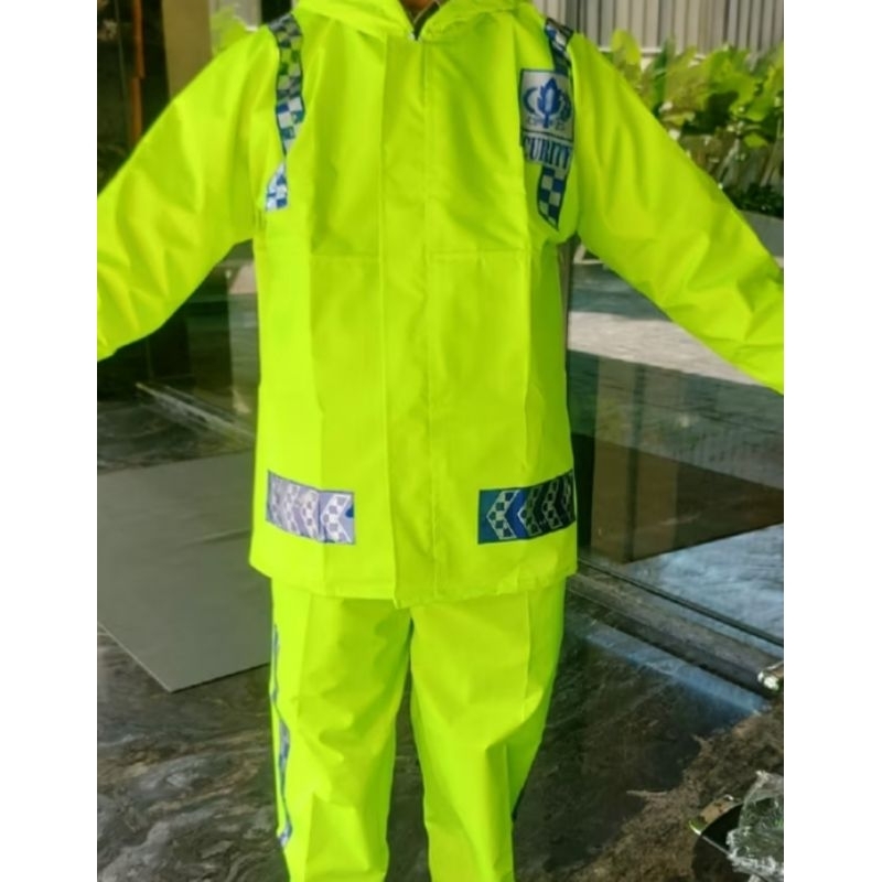 Jual Mantol RAINCOAT SETELAN JAS HUJAN Jas Hujan Security/Satpam XL ...