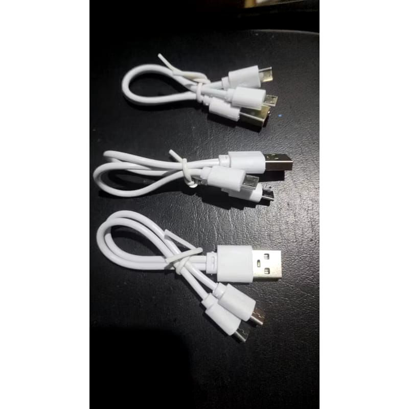 Jual KABEL PENDEK POWERBANK MICRO USB/V8 | Shopee Indonesia