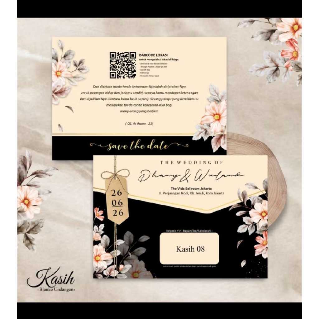 Jual CETAK UNDANGAN PERNIKAHAN SIMPEL ELEGAN AESTETIC RUSTIC KHITANAN ...