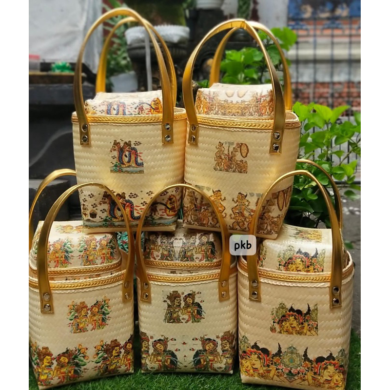 Jual Tas Keben Wayang Bambu (isian 2 keben) | Shopee Indonesia