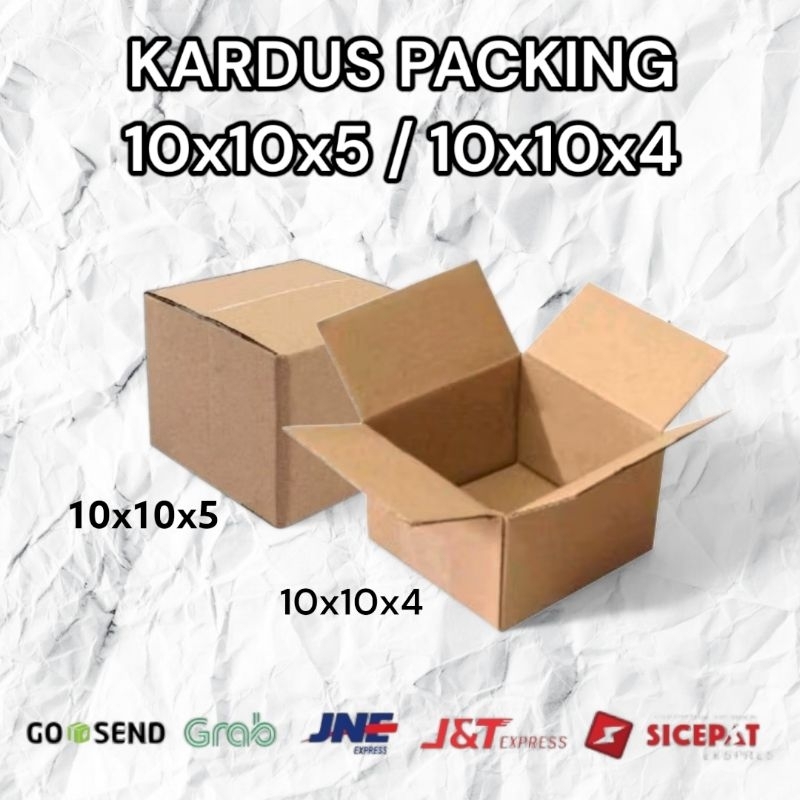 Jual Kardus Packing 10x10x5 / Kardus Packing 10x10x4 | Kardus Kecil ...
