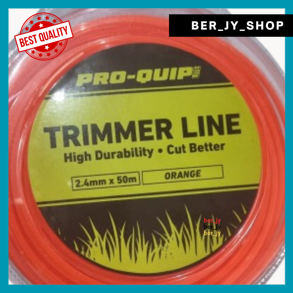 Jual NYLON / SENAR / TALI MESIN POTONG RUMPUT TRIMER LINE 50 METER ...