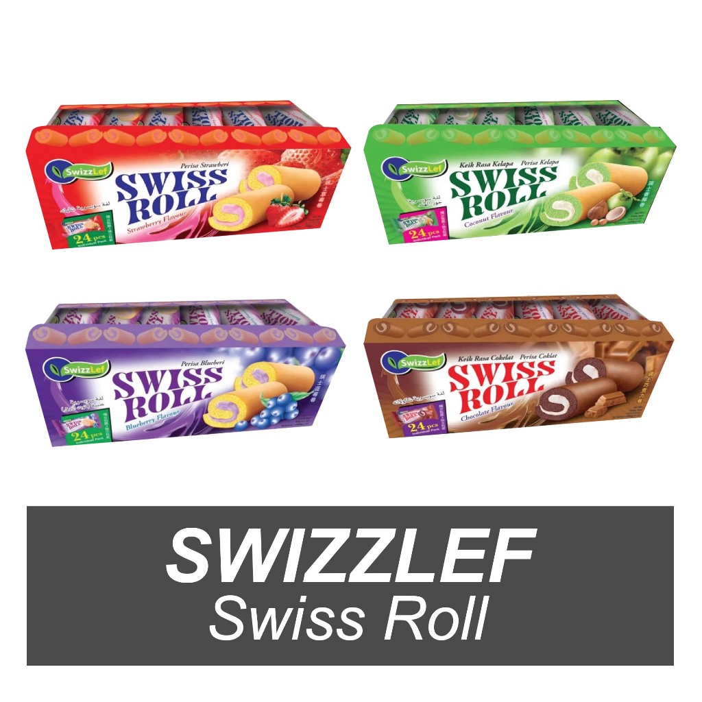 Jual BOLU SwizzLef Import Malaysia Swiss Roll ( isi 24 Pcs) Exp ...