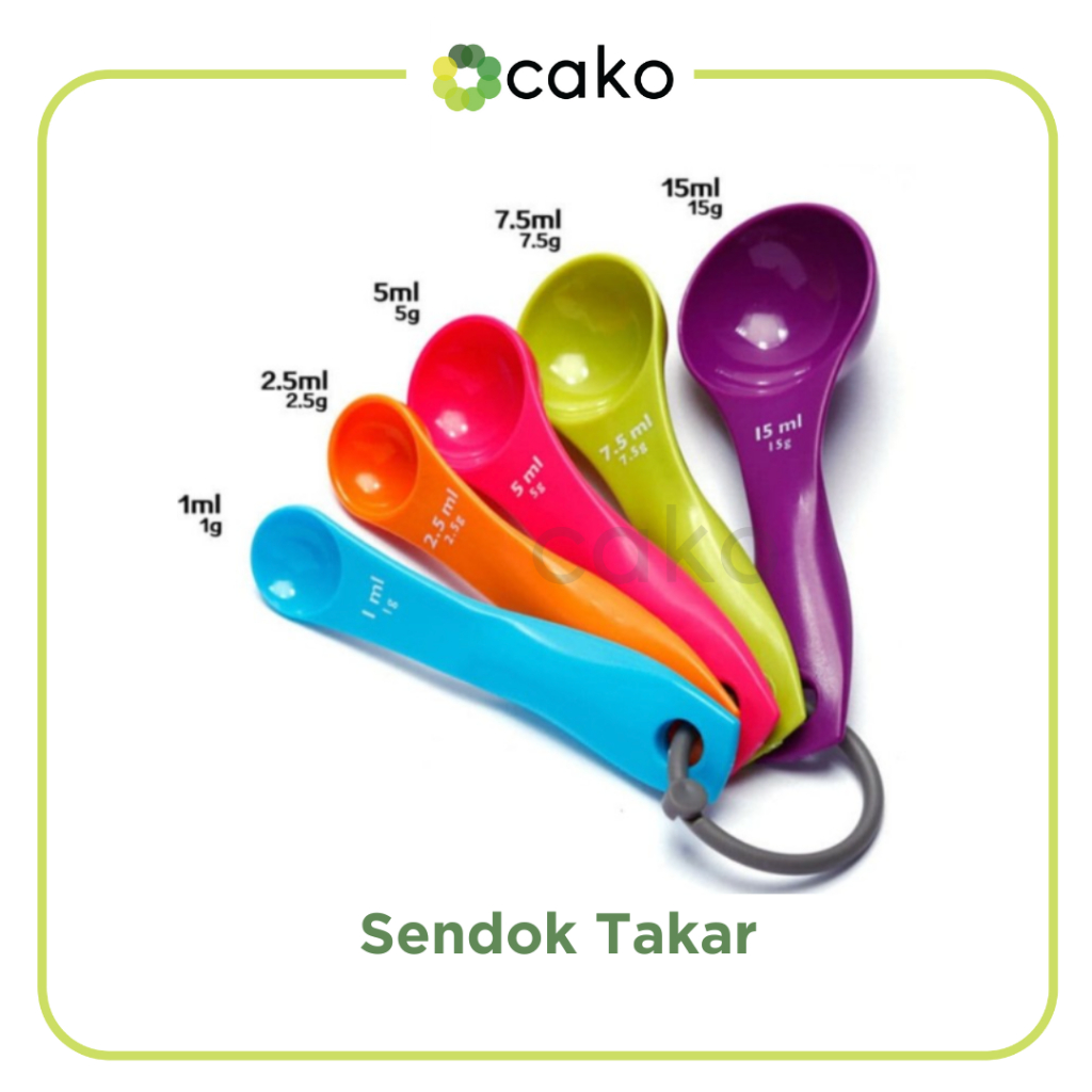 Jual Sendok Takar / Sendok Ukur Baking & Memasak ( WARNA SESUAI ...